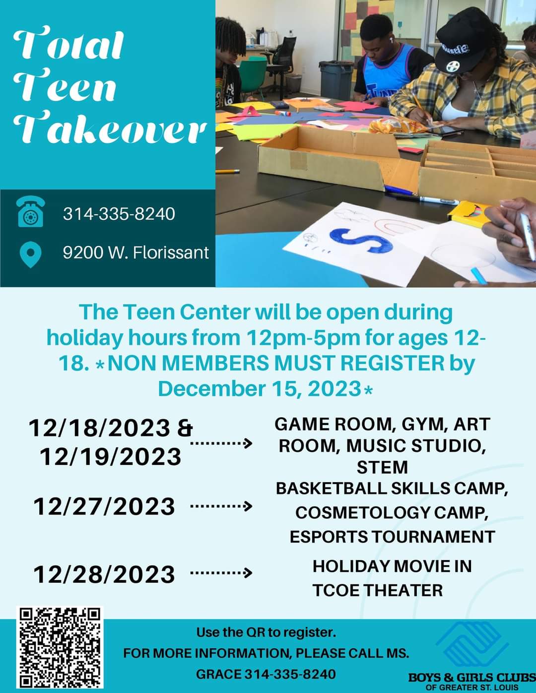 Teen Center of Excellence - Boys & Girls Clubs